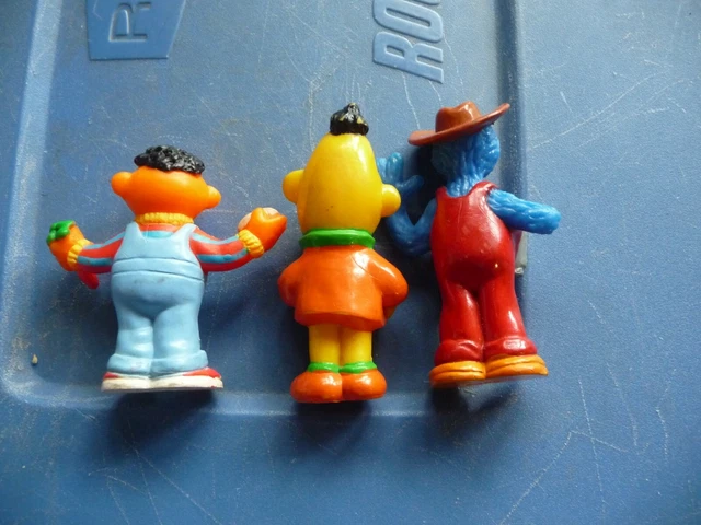 BERT, ERNIE, & GROVER Muppets Sesame Street JPH HENSON INC PVC Figures ...