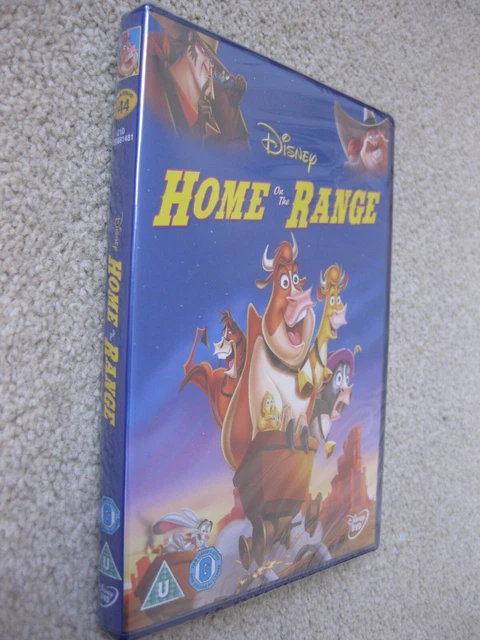 DISNEY HOME ON the Range DVD Gold Oval Numbered Spine 44 New Sealed ...