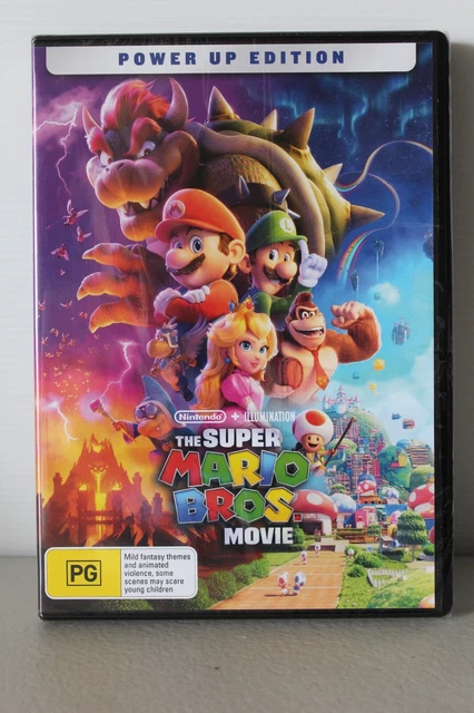 DVD: THE SUPER Mario Bros Movie Power Up Edition (1 Disc) New & Sealed ...