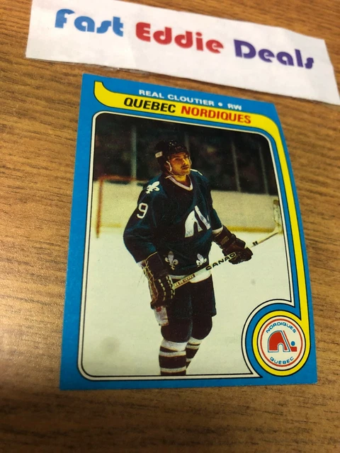 CARTE TOPPS NHL Hockey 1979-80 Real Cloutier 239 Québec Nordiques ...