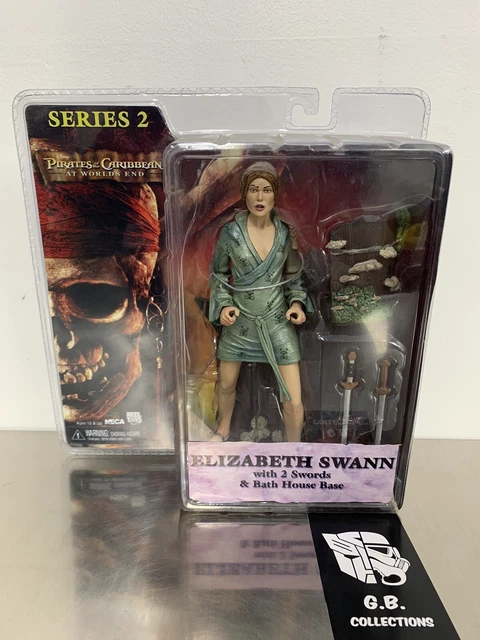 NECA PIRATES OF The Caribbean Series 2 Elizabeth Swann Action Figure ...