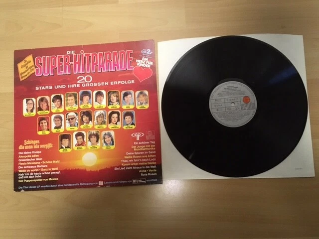 LP, DIE SUPER-HITPARADE / Schlager, die man nie vergisst, 20 Stars, ca ...