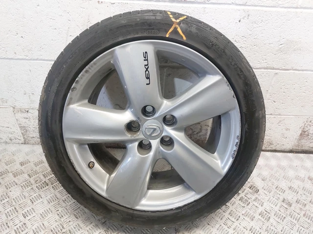 LEXUS LS460 MK4 Xf40 19" Inch Alloy Wheel With Damaged Tyre 2007 8J ...