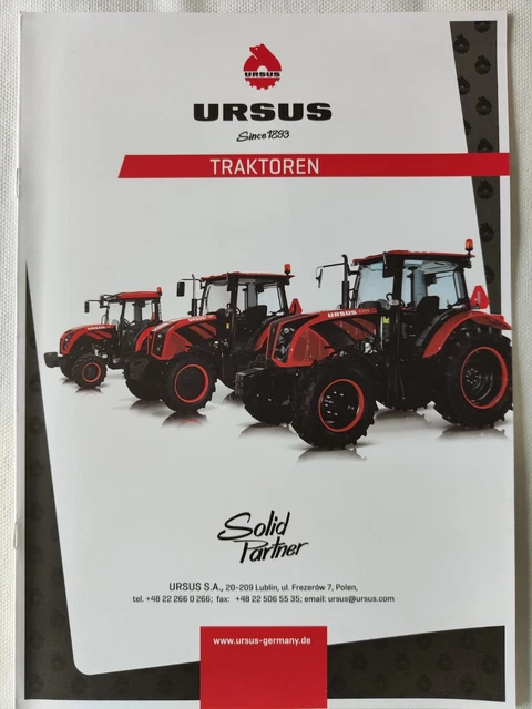 GAMME DE TRACTEURS Ursus Prospectus Brochure EUR 6,00 - PicClick FR