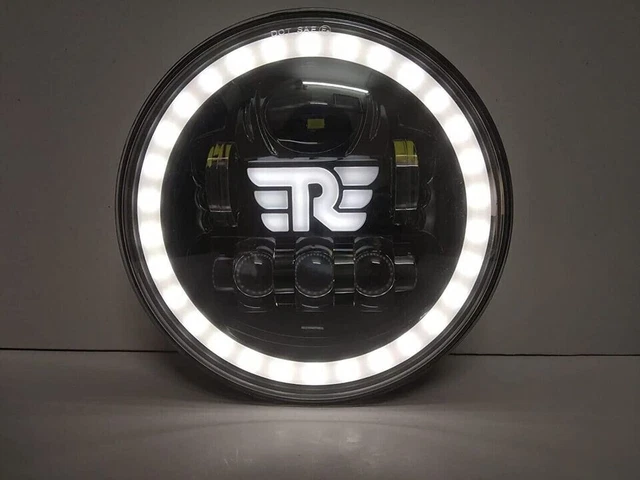 POUR ROYAL ENFIELD Interceptor Continental Gt 650 LED 7'' DRL " R ...