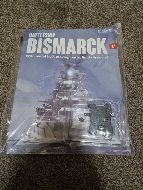 HACHETTE BUILD THE Battleship Bismarck Scale 1:200 issue 17 new and ...