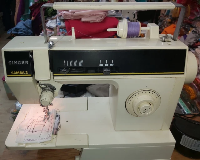 SINGER SAMBA 2 Electric Sewing Machine Model 6211C~Detachable Ext.Table ...