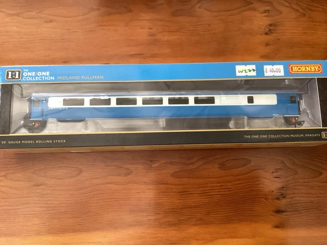 HORNBY MIDLAND BLUE Pullman Trailer Car OO Gauge, Boxed £37.08 ...