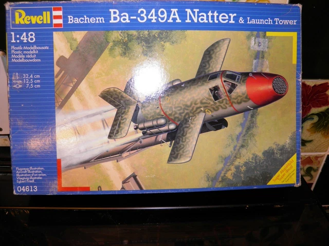 REVELL MODEL AIRCRAFT kit Bachem Ba-349A natter & launch tower. 1:48 £ ...