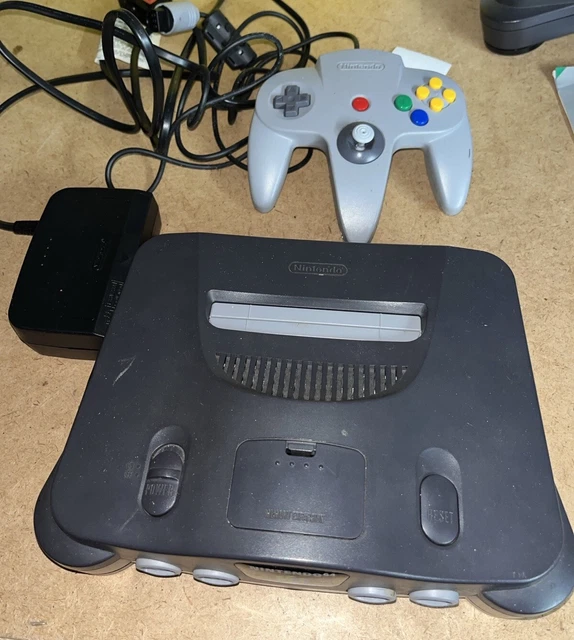 NINTENDO N64 CONSOLE Bundle With Controller Full Set Up PAL Tested ...