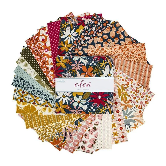 LAYER CAKE 10& Stacker 42pc Riley Blake "Eden" by Gabrielle Neil £45.53 ...