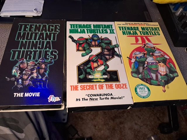 TEENAGE MUTANT NINJA Turtles VHS Trilogy £16.74 - PicClick UK
