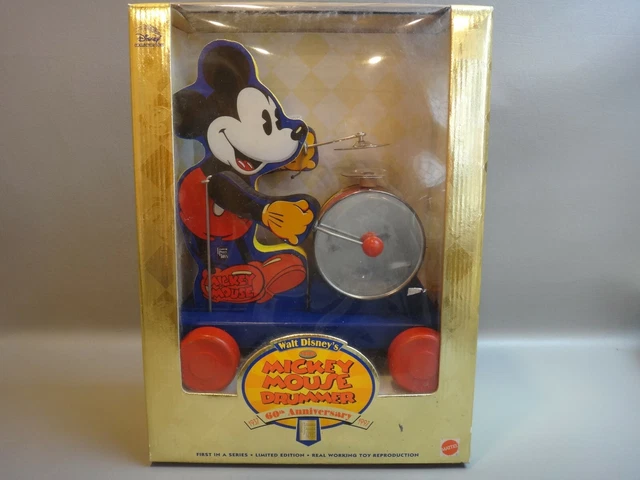MATTEL FISHER PRICE Walt Disney's Mickey Mouse Drummer 60th Anniversary ...