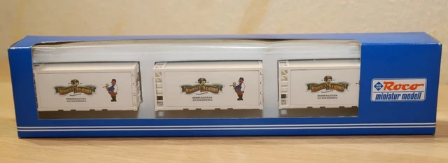 ROCO 1809 CONTAINER-SET 3 Stück OVP 1:87 H0 unbespielt EUR 9,99 ...