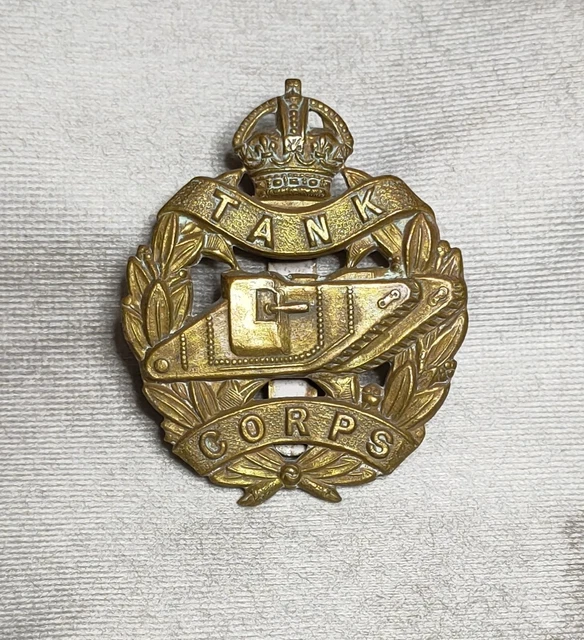 INSIGNE DE CASQUETTE ,Cap badge Tank Corps Anglais ww1 EUR 35,00 ...