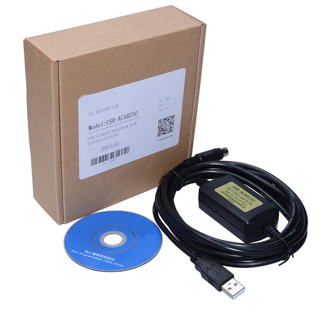 USB-ACAB230 USBACAB230 PLC Programming Cable for Delta DVP Series PLC ...