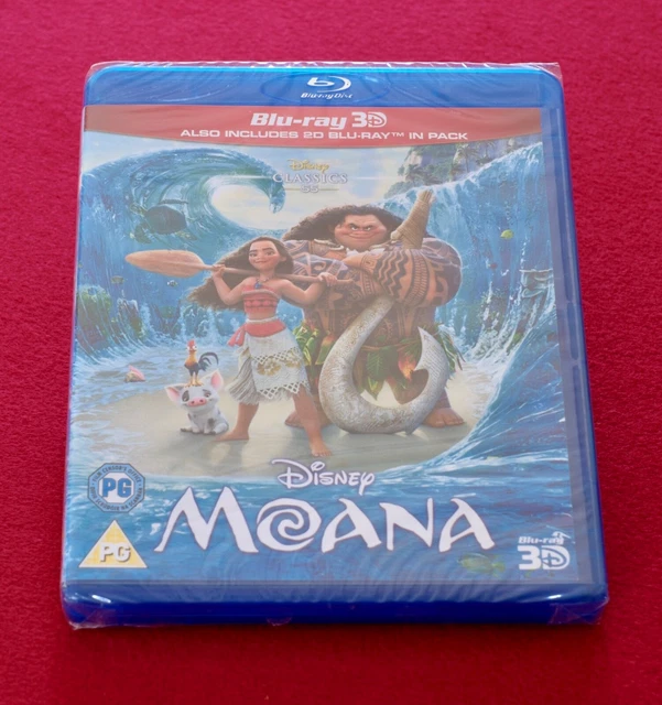 DISNEY - Five 3D Blurays Moana, Lion King, Finding Dory, Tangled, Toy ...