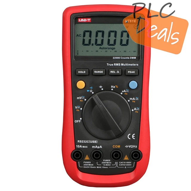UNI-T UT61E AC DC Digital Modern Digital Multimeter Tester Meter Volt ...