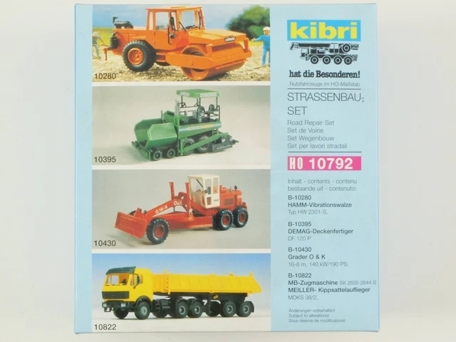 KIBRI 10792 STRASSENBAU-SET 4x Bausatz 10280 10395 10430 10822 NEU! OVP ...