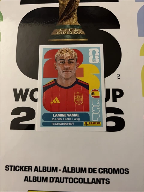 2026 PANINI FIFA World Cup Sticker Lamine Yamal ESP15 Spain £9.08 ...