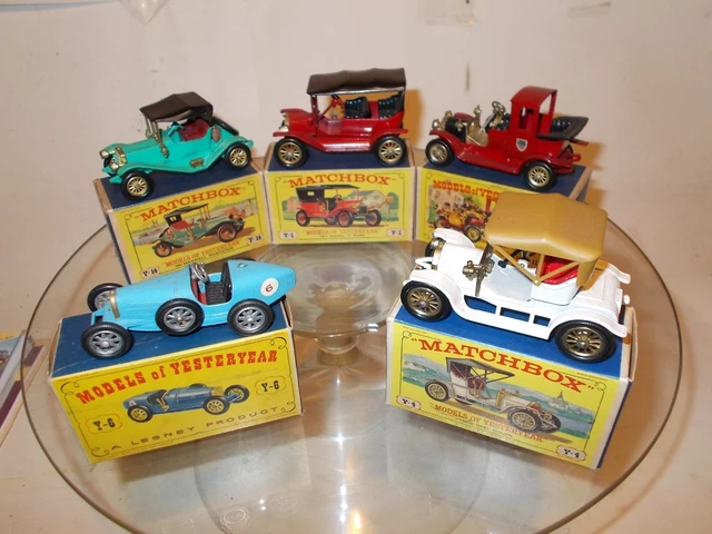 5 OLD MODELS OF YESTERDAYYEAR OLDTIMER MODELS.....with ORIGINAL BOX £ ...