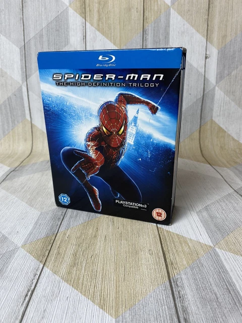 SPIDER-MAN THE HIGH Definition Trilogy Blu-Ray Box Set - 4 Disc ...