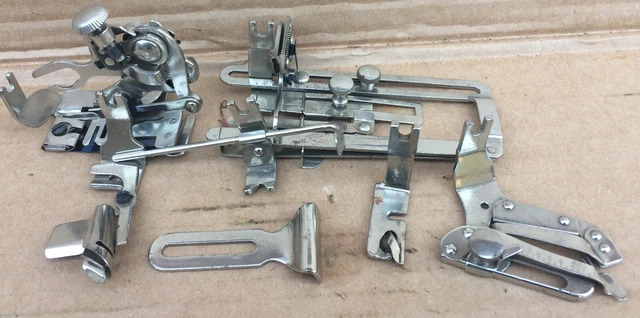 ANTIQUE SINGER 66 back clamp sewing machine attachment/Accessories £85. ...