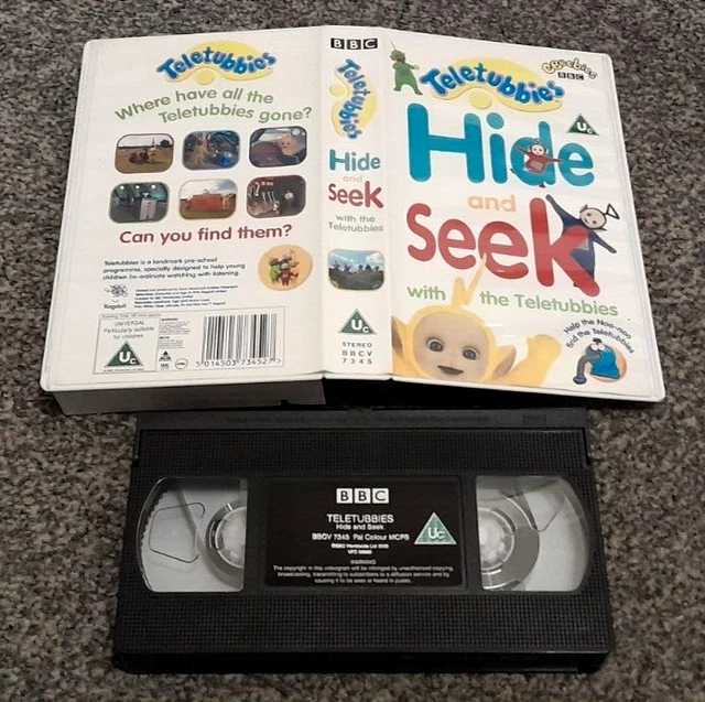 TELETUBBIES HIDE AND Seek Bbc Video Cbeebies Laa Laa Pal Vhs Video Kids ...
