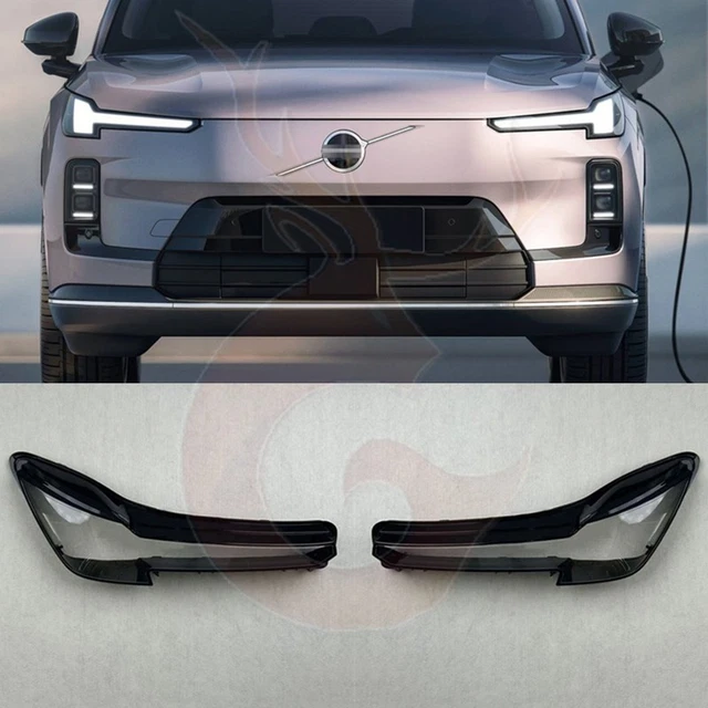 FOR VOLVO XC70 2025-2026 A Pair Front Headlight Transparent Lens ...