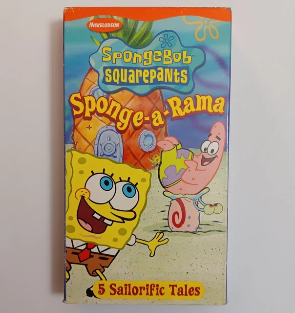 SPONGEBOB SQUAREPANTS SPONGE-A-RAMA VHS 2003 Nickelodeon Nick 5 ...