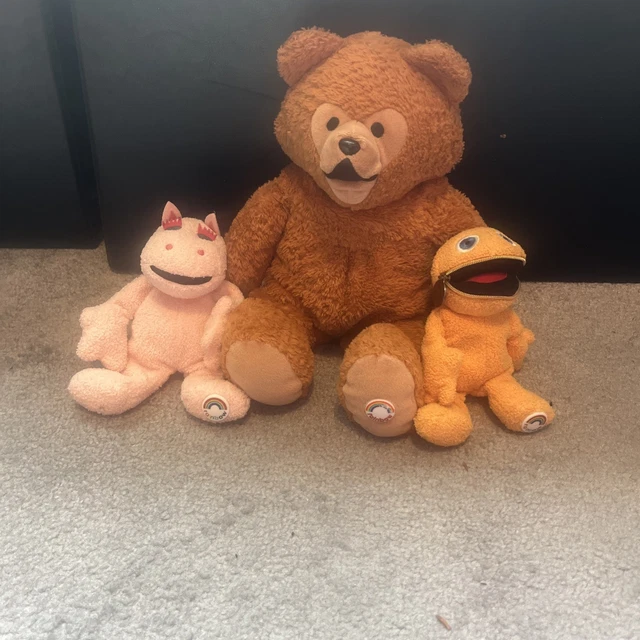 VINTAGE 1972 RAINBOW’S Zippy George and Bungle Plush Soft Toy £33.96 ...