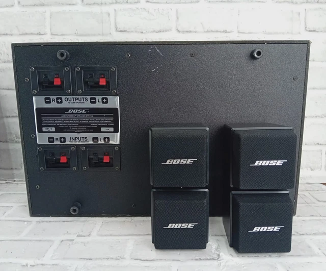 BOSE ACOUSTIMASS SPEAKER bass System AM-5 Sub Woofer Cube Speakers £140.00 - PicClick UK