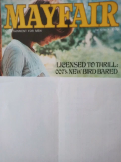 VINTAGE MAYFAIR MAGAZINE Vol 12 No 8 1970s Glamour Mag 116 pages VG ...