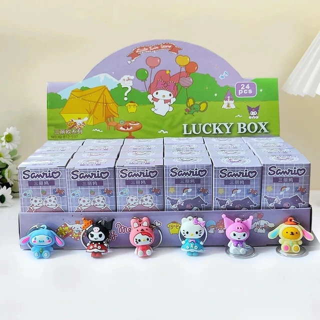 SANRIO HELLO KITTY my melody cinnamoroll kawaii Japan blind box set x24 ...