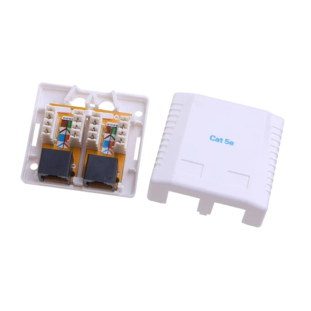 CAT5E RJ45 KEYSTONE Module Connector Ethernet for Wall Plate Panel £7. ...