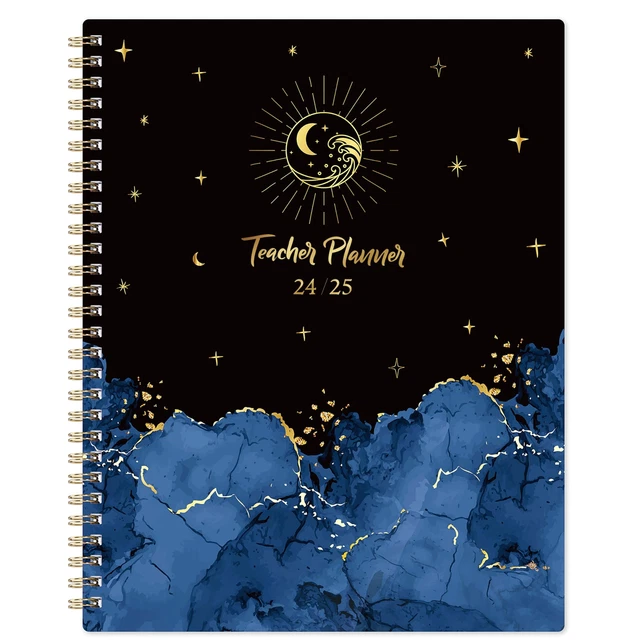 TEACHER PLANNER 2024-2025 - Academic Lesson Planner, July 2024 - June ...