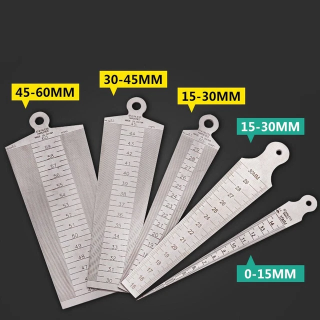 STEEL FIRE DOOR Gap Measure Taper Welding Bore Gauge, Wedge feeler ...
