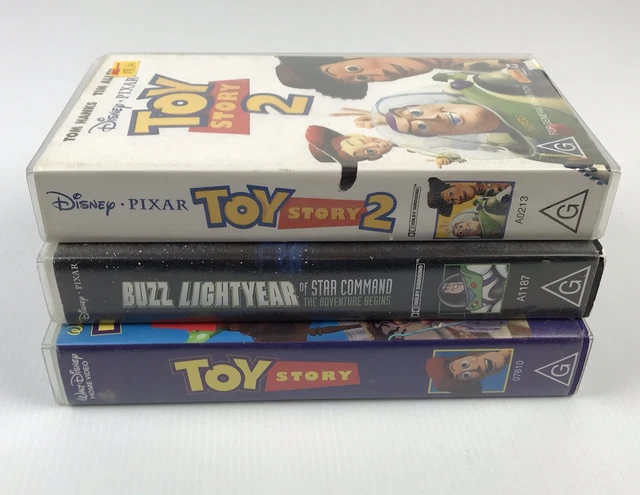 TOY STORY & Buzz Lightyear VHS Video Cassette Tapes X 3 $45.00 ...
