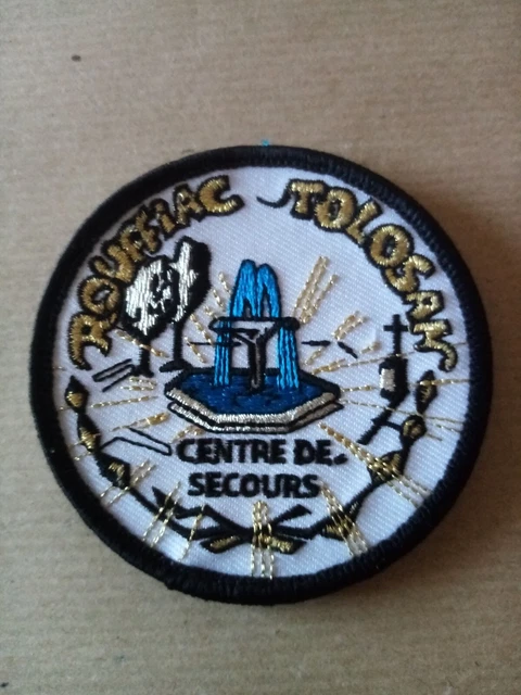 ECUSSON SAPEURS POMPIERS "ROUFFIAC TOLOSAN (31)". Neuf. Velcro et ...