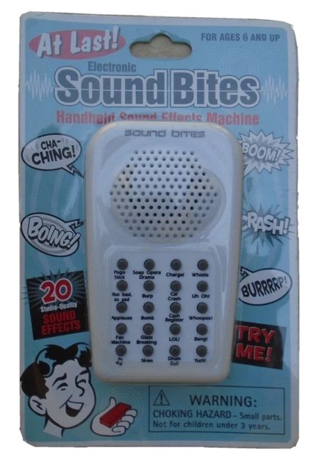 FUNNY ELECTRONIC SOUND Bites Effects Handheld Sound Effects Machine ...