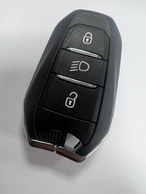 GENUINE PEUGEOT 3 Button Remote Smart Key Fob. 3008 5008 Etc Tested ...