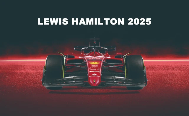 LEWIS HAMILTON FLAG 2025 5X3 Formula 1 Flag Brand New Ferrari Lewis ...