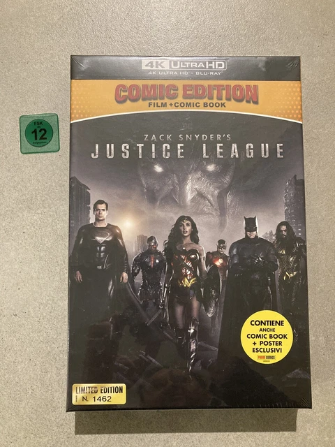 ZACK SNYDERS CUT Justice League 4K UHD Blu Ray Comic Book Special Edition 2.000 EUR 19,99 ...