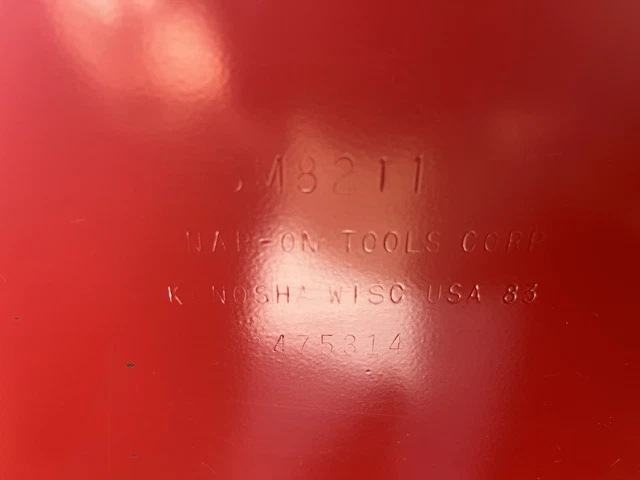 RARE VINTAGE SNAP On Small Metal Tool Box. SM8211 Made In USA From 1983 ...