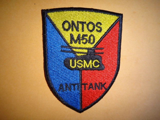 USMC MARINE ANTI-TANK Assault Vehicle M50 ONTOS Vietnam War Patch £11. ...