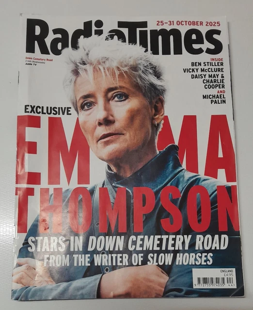 RADIO TIMES (25TH - 31st October 2025, Emma Thompson Exclusive) £10.77 ...