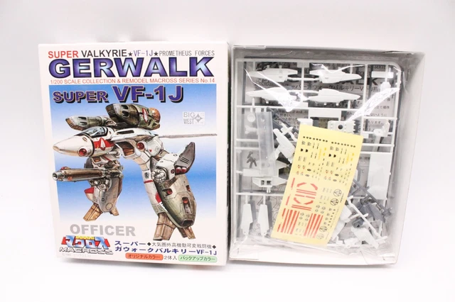 SUPER GERWALK VF1J Valkyrie Macross Roboter Modellbau 1:200 Japan ...