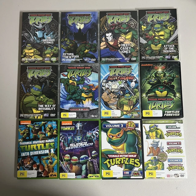 TEENAGE MUTANT NINJA Turtles TV Series DVD Bundle x 12 $80.00 - PicClick AU