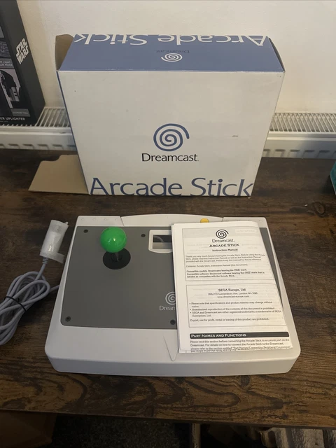 BOXED SEGA DREAMCAST Arcade Stick Joystick Controller Model HKT-7300 ...