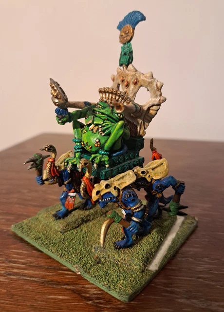 WARHAMMER FANTASY OLD World Lizardmen Seraphon Slann Mage Priest Metal ...